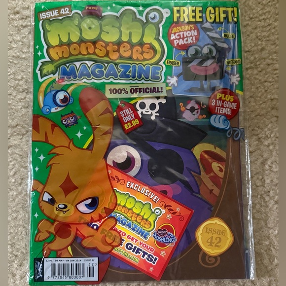 Mattel | Toys | Moshi Monsters Magazine Issue 42 | Poshmark